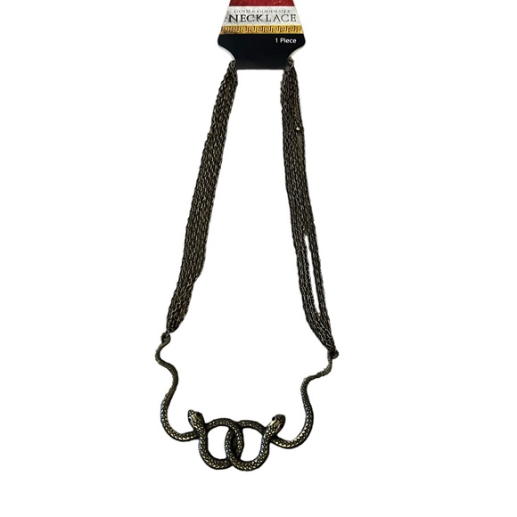 Almar | Holiday | Nwt Serpent Necklace Bronze Os | Poshmark